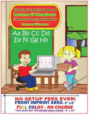 Libro de Colorear y Actividades de Letras y Numeros Letters and Numbers ...