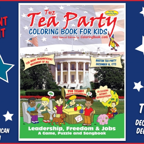 The Boston Tea Party Coloring Book for Kids
