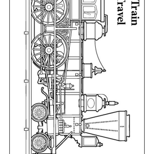 Trains Little Tablet Imprint Coloring Book