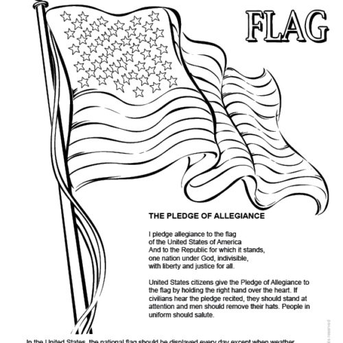 United States of America Imprint Coloring Book