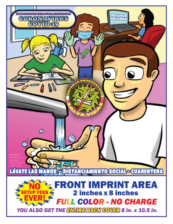 Understanding COVID19 Spanish Imprint Coloring Book