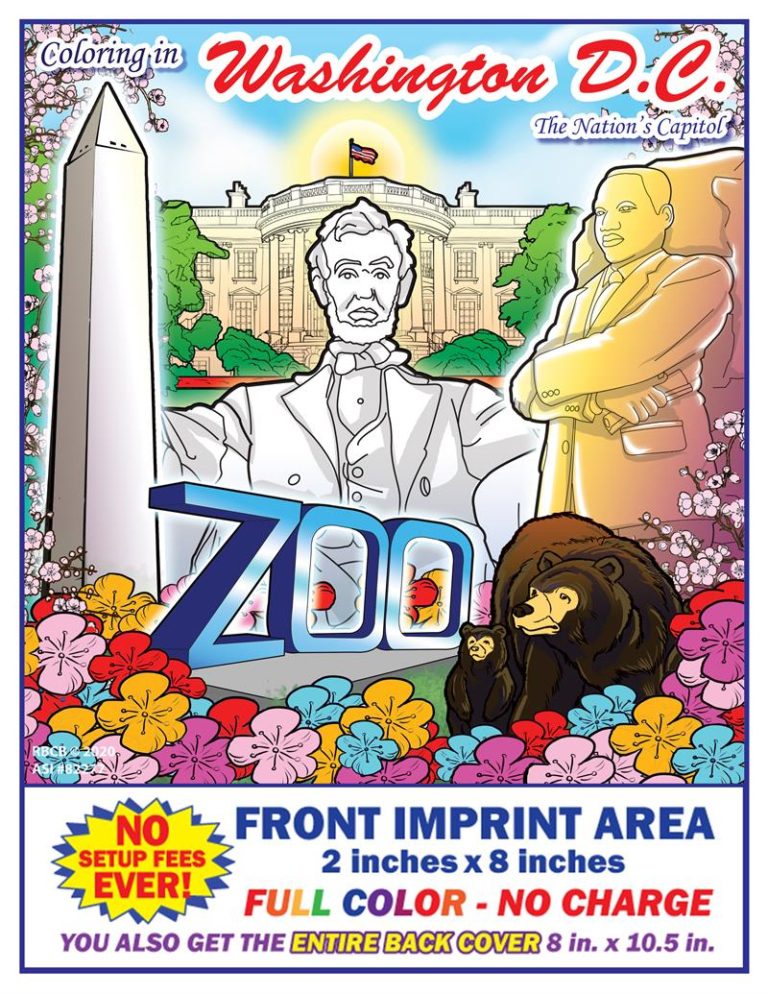 Washington DC Imprint Coloring Book