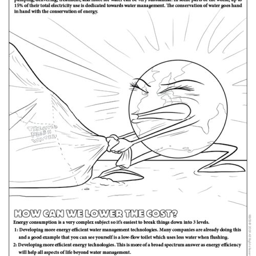 Water Conservation Imprint Coloring Book