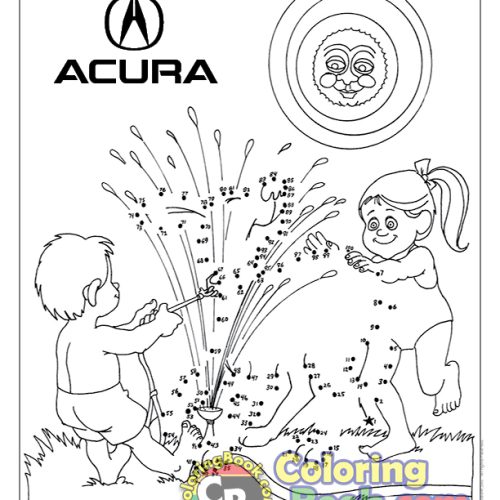 Acura Imprint Coloring and Activity Book