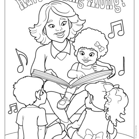 Music Imprint Coloring Book