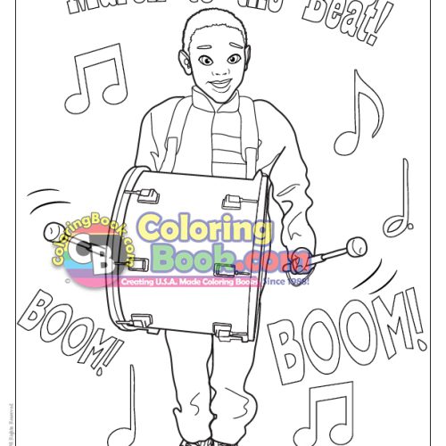 Music Imprint Coloring Book