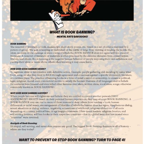 Book of Banned Books including Banned Songs