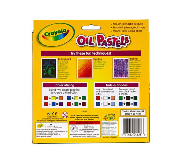Crayola 28ct. Oil Pastels - ColoringBook.com | Really Big Coloring Books®