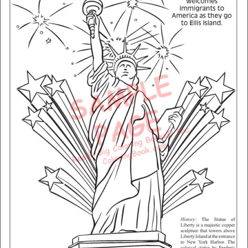 Celebrate America Coloring Book