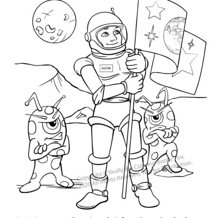Outer Space Coloring Book 8.5 x 11 - ColoringBook.com | Really Big ...