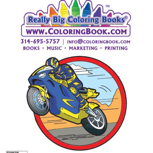 Racing Coloring Book 8.5 x 11