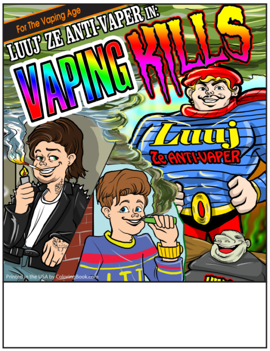 Vaping Kills Imprint Coloring Book