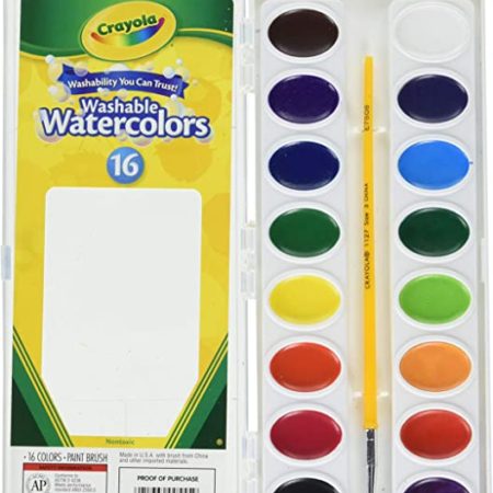 Crayola 16 Color Washable Water Colors Set