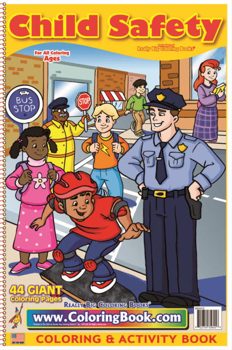 Child Safety Coloring Book 12 x 18