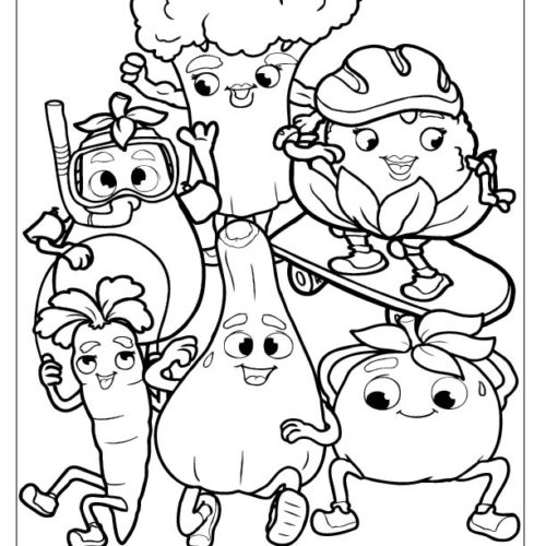 WIC Veggie Strong Coloring Book