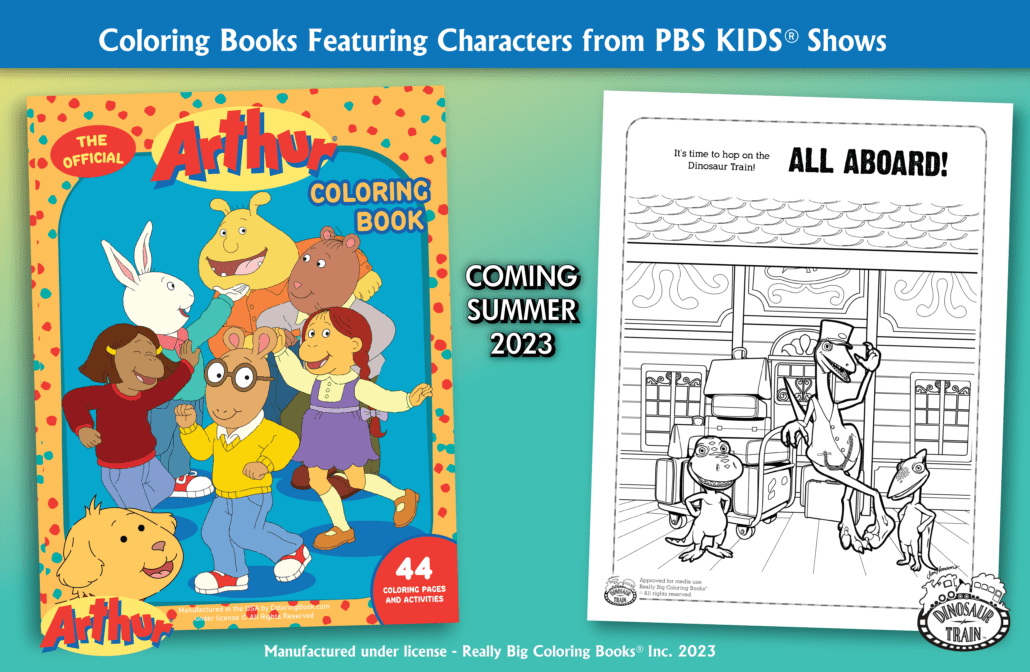 PBS Kids Characters - Official Coloring Books