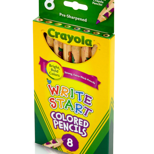 Crayola 8ct. Write Smart Colored Pencils ColoringBook.com | Really Big ...