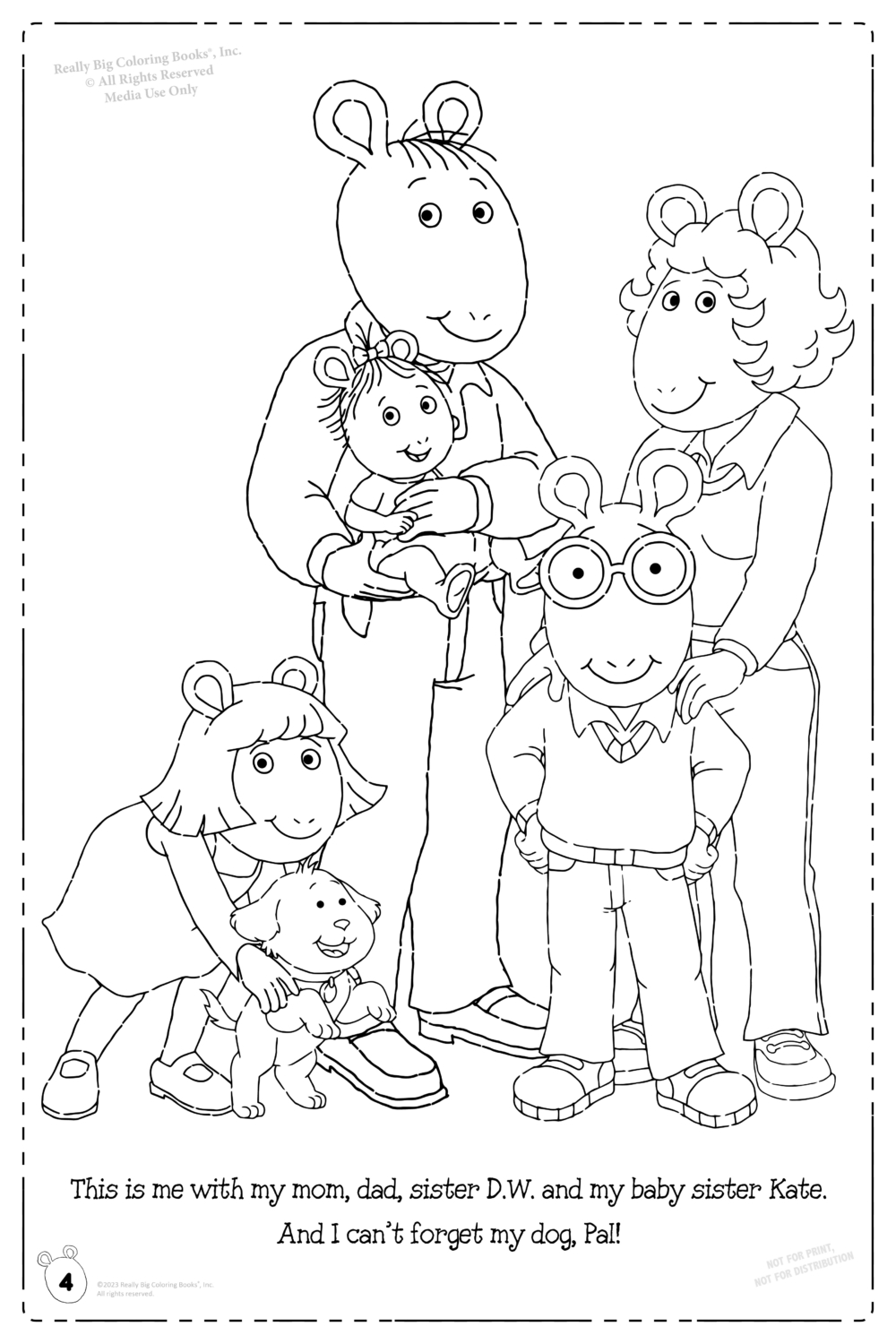 Arthur™ Giant Coloring Book 12 x 18 - PBS KIDS