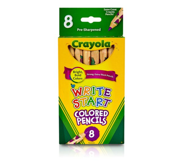 Crayola 8ct. Write Smart Colored Pencils - ColoringBook.com | Really ...