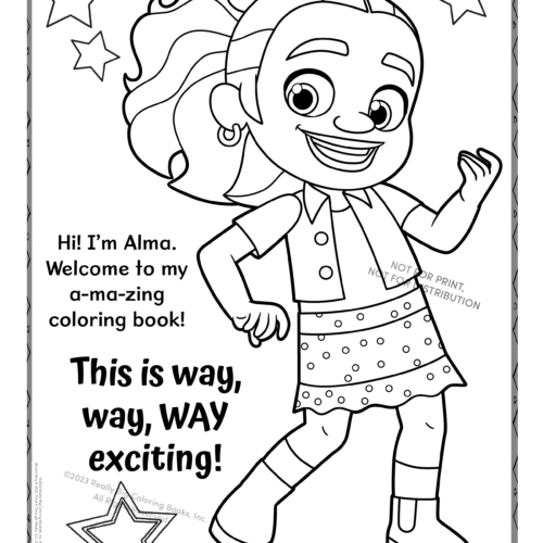 Alma's Way Imprint Coloring Book - PBS KIDS
