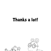 Arthur™ Thank You Greeting Card