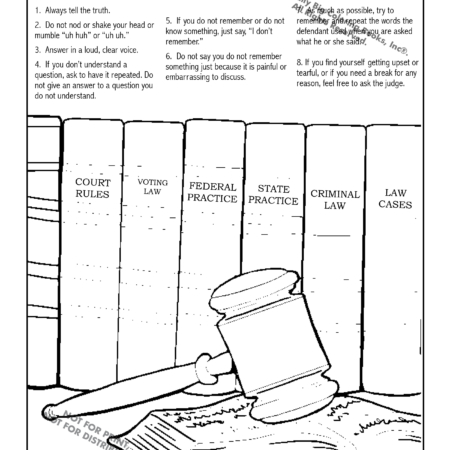What Happens in Court Imprint Coloring Book - ColoringBook.com | Really ...