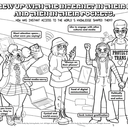 Gen Z Coloring Book Official - it's FREE