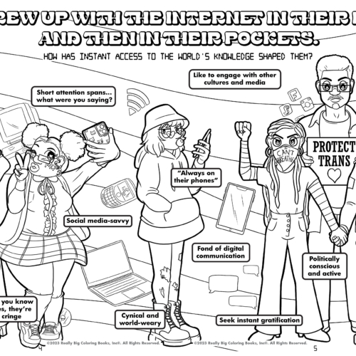 Gen Z Coloring Book Official - it's FREE