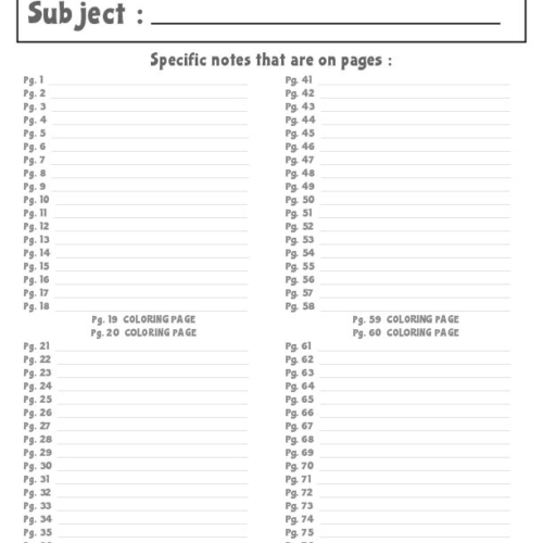 Arthur® Colorable Notebook - PBS KIDS - ColoringBook.com | Really Big ...