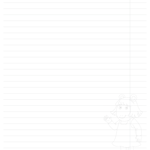 Arthur® Colorable Notebook - PBS KIDS - ColoringBook.com | Really Big ...