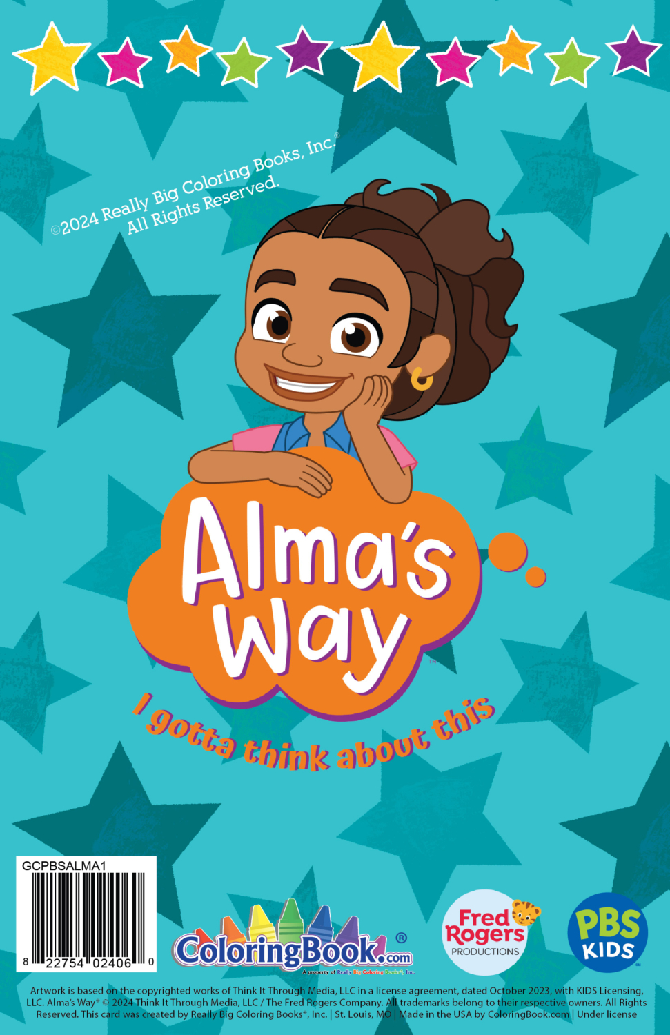 Alma's Way Greeting Card Hola - ColoringBook.com | Really Big Coloring ...