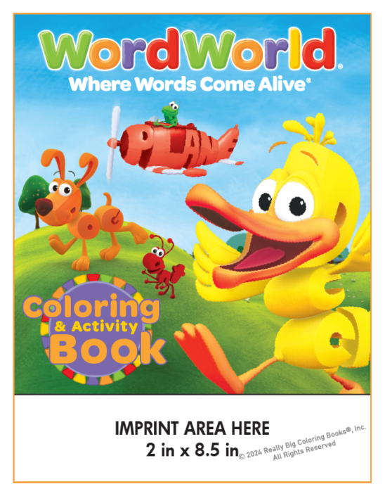WordWorld Imprint Coloring Book - PBS KIDS