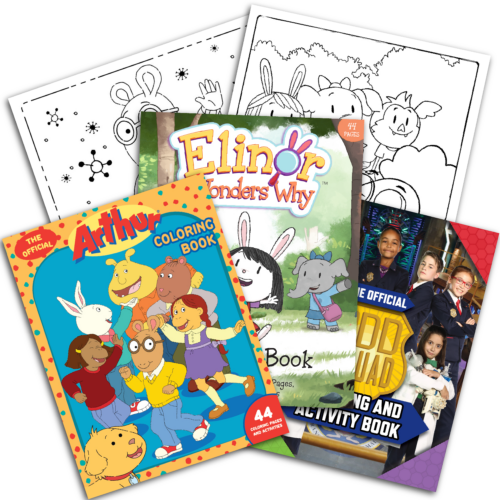 PBS Kids Characters - Official Coloring Books