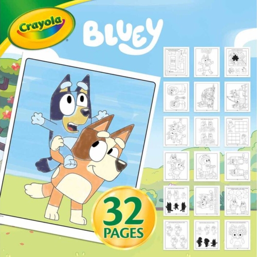 Color & Sticker Activity Set Bluey - ColoringBook.com | Really Big ...