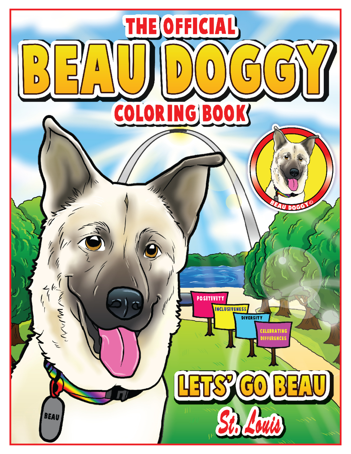 Beau Doggy Coloring Book - ColoringBook.com | Really Big Coloring Books®