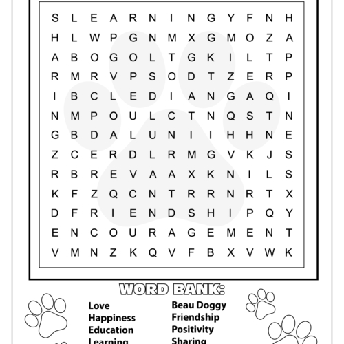 Beau Doggy Coloring Book - ColoringBook.com | Really Big Coloring Books®