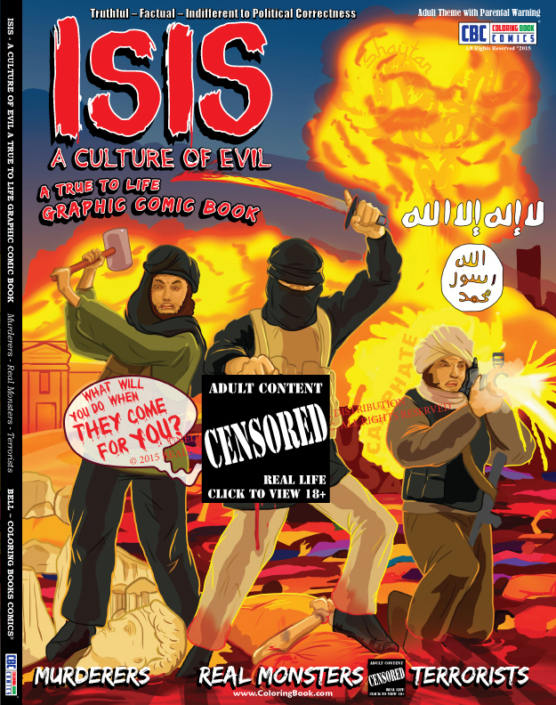 ISIS Anti-Terror Comic Coloring Book - ColoringBook.com | Really Big ...