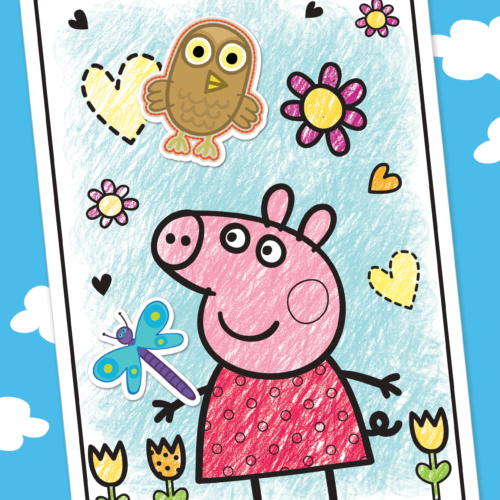 Peppa Pig 96-Page Coloring Book - ColoringBook.com | Really Big ...