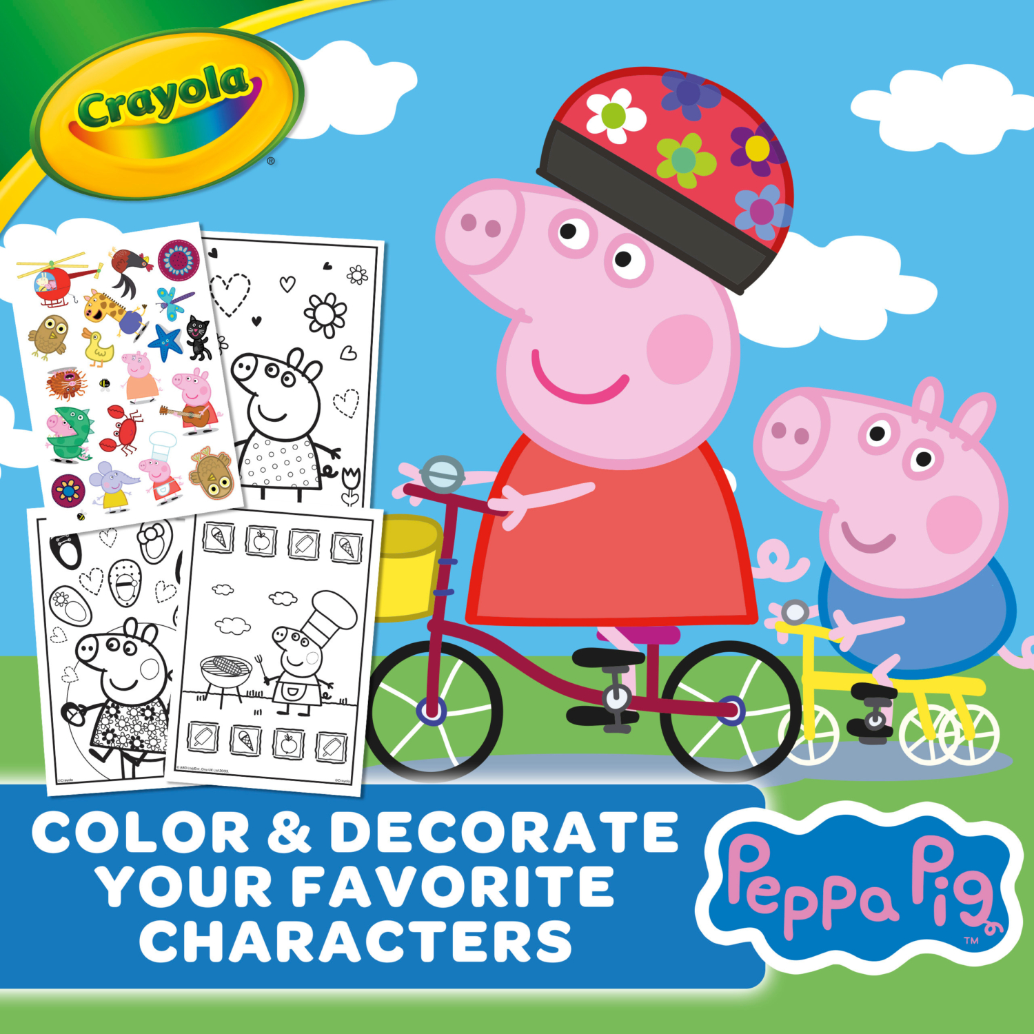 Peppa Pig 96-Page Coloring Book - ColoringBook.com | Really Big ...