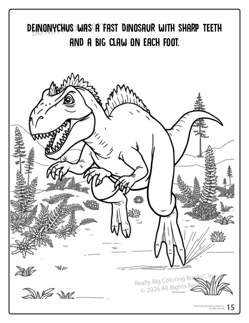 Epic Dino Adventures Coloring Book - ColoringBook.com | Really Big ...