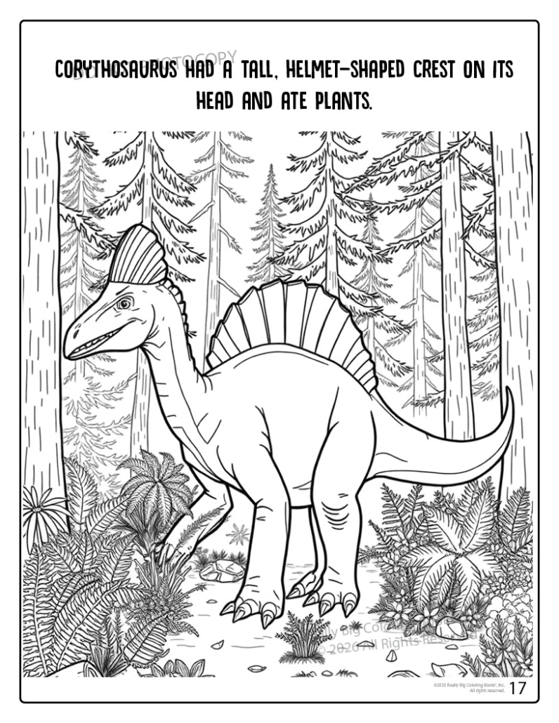 Epic Dino Adventures Coloring Book - ColoringBook.com | Really Big ...